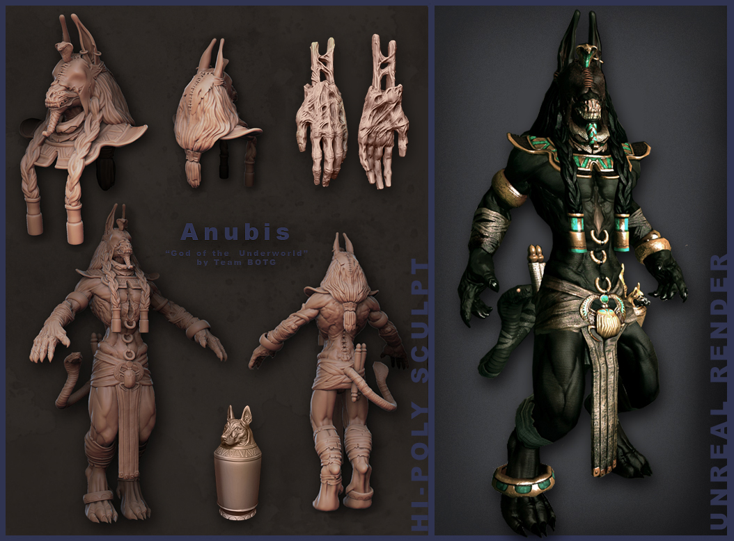 Unreal Archive / Unreal Tournament 3 (UT3) / Models / Anubis